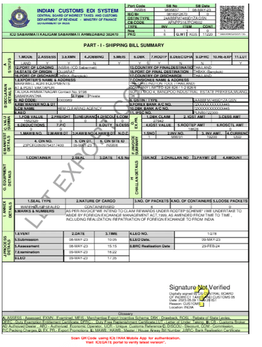 Shipping Bill: Types and Format |A Guide for Indian Exporters | MYGSTRefund