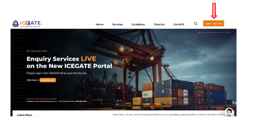 Steps to register on the ICEGATE portal | MYGSTRefund